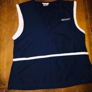 Vintage | Tops | Vintage Reebok Jogger Vest With Pockets In Front ...